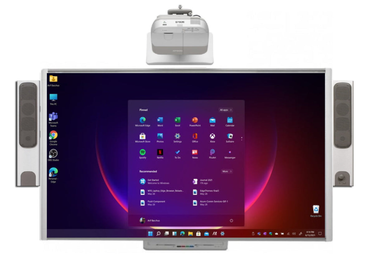 Refurbished SMART Board SBM680 - interactive whiteboard system (2 yrs