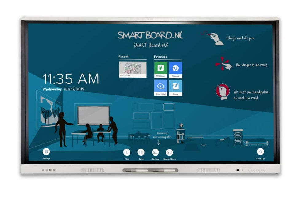 Smart Board MX (V3) Series with iQ SBID-MX275-V3 75" Display - 4K
